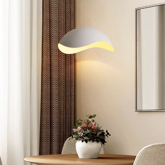 Nordic Minimalist Dome Wave Design LED Pendant Light